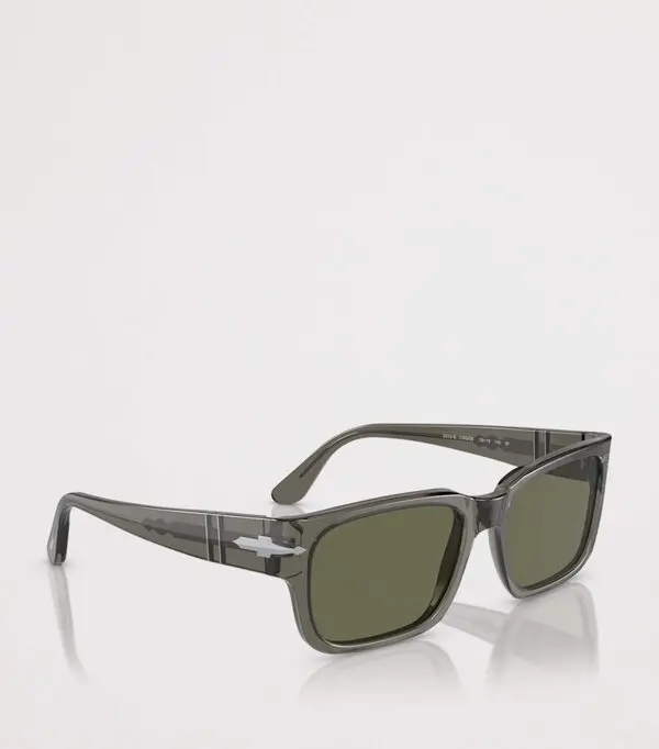 Persol Acetate Rectangle Sunglasses - Grey