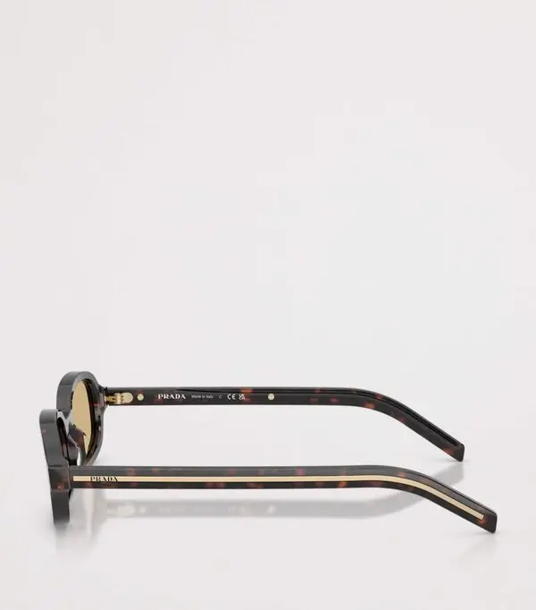 Prada Acetate Oval Sunglasses