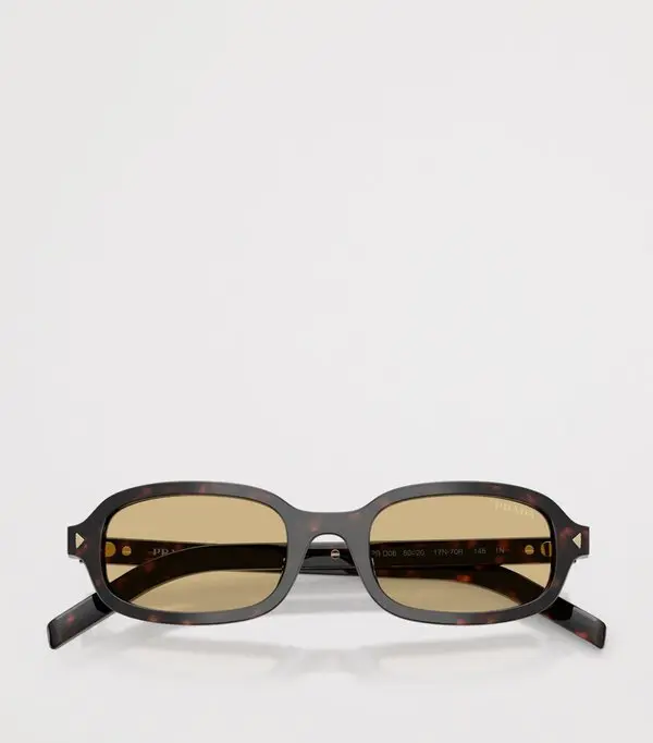 Prada Acetate Oval Sunglasses