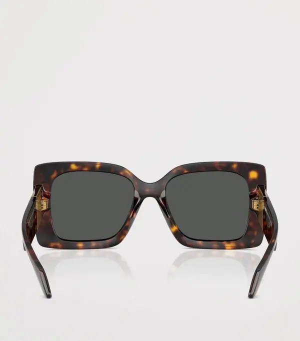 Versace Tortoiseshell Square Frame Sunglasses