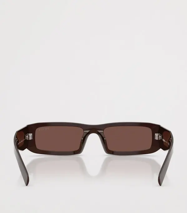 Prada Acetate Rectangle Sunglasses