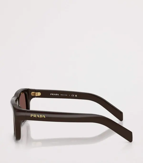 Prada Acetate Square Frame Sunglasses
