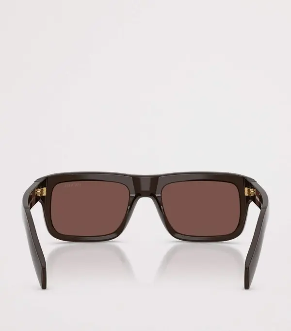 Prada Acetate Square Frame Sunglasses
