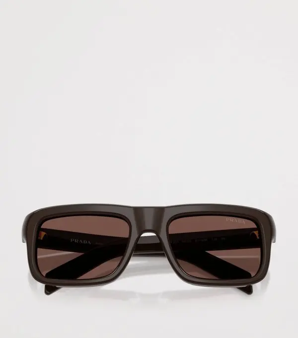 Prada Acetate Square Frame Sunglasses