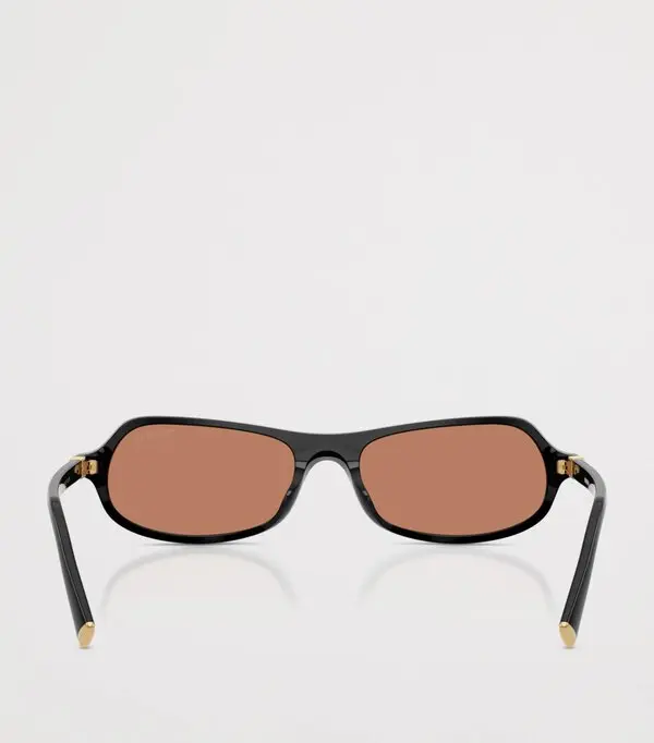 Miu Miu Irregular Oval Sunglasses