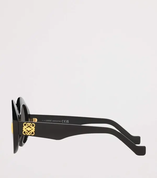 Loewe Anagram Oversized Round Sunglasses