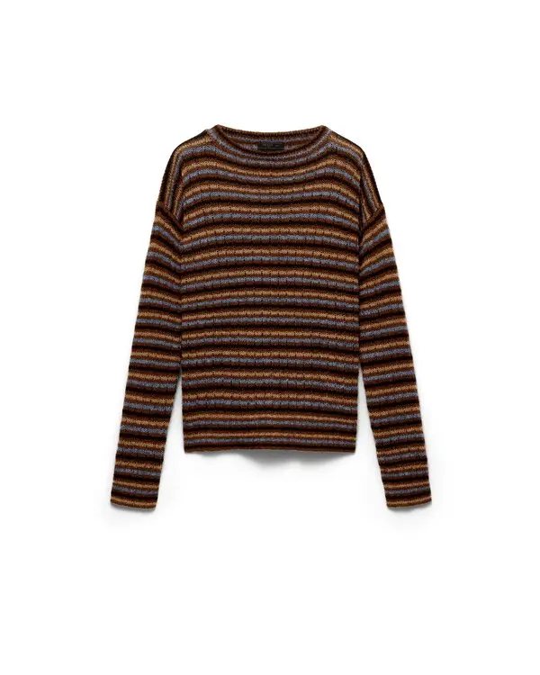 Prada Shetland Wool Boat Neck Sweater