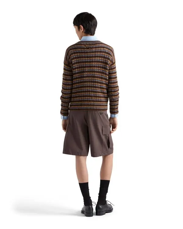 Prada Shetland Wool Boat Neck Sweater