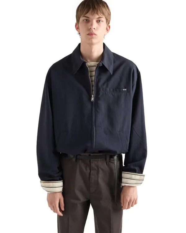 Prada Technical Fabric Blouson Jacket