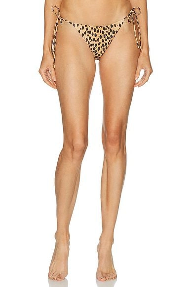 Cult Gaia Estella Bikini Bottom - Cheetah