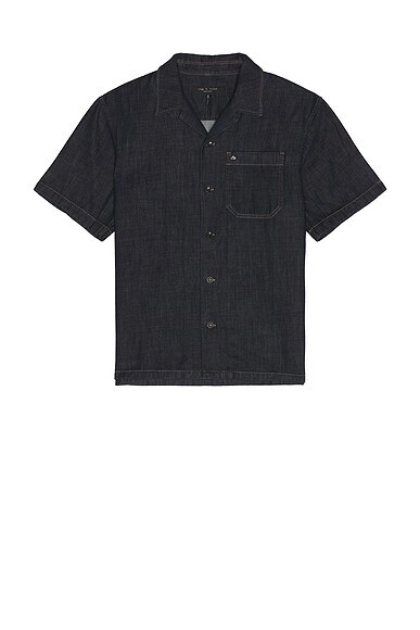 Rag & Bone Denim Resort Shirt - Rinse
