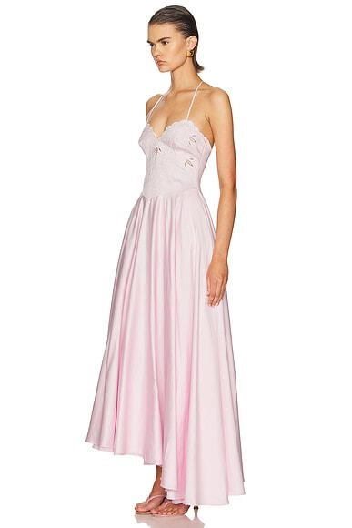 PatBO Tricoline Lotus Maxi Dress