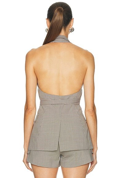 Monse Cross Lapel Vest Jacket