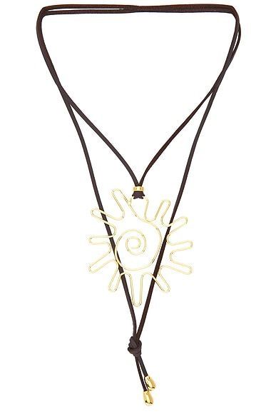 Éliou Sun Motif Necklace - Gold