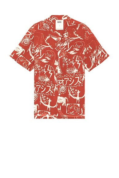 Oas Gensou Rocco Shirt - Red