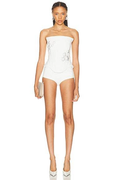 Ila Corset Top With Sequin Embellishments