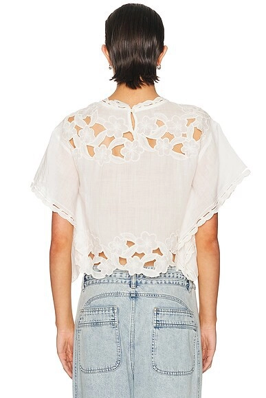 Isabel Marant Étoile Relda Eyelet Top