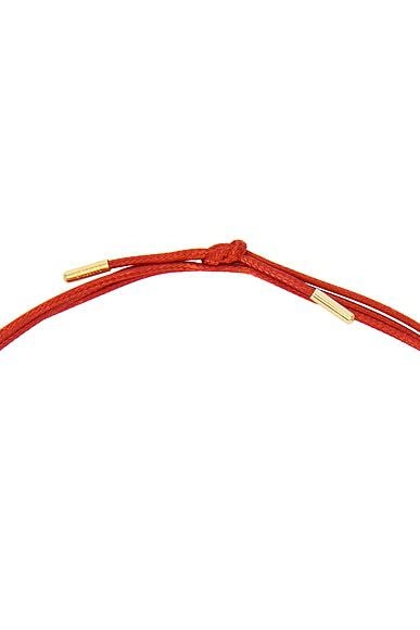 Éliou Spina Wrap Necklace - Red