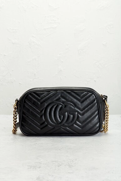 Gucci Gg Marmont Shoulder Bag - Black