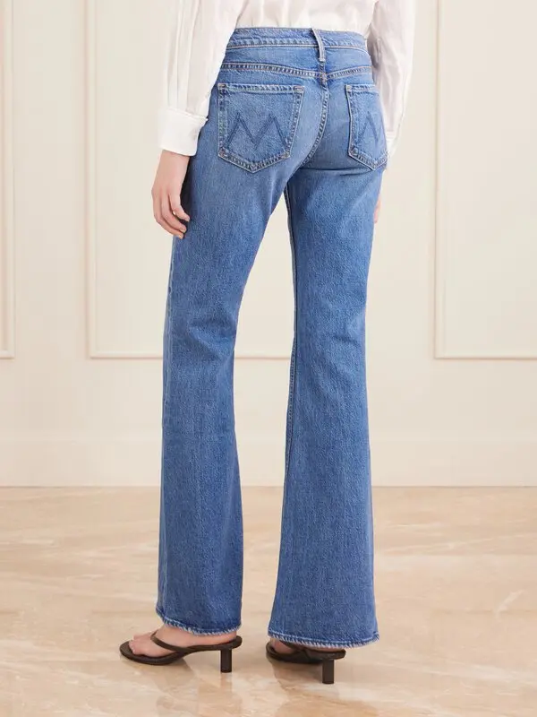 MOTHER The Jinx Heel Low-rise Flared Jeans
