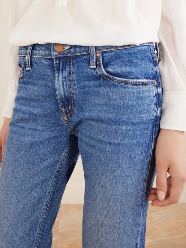 MOTHER The Jinx Heel Low-rise Flared Jeans
