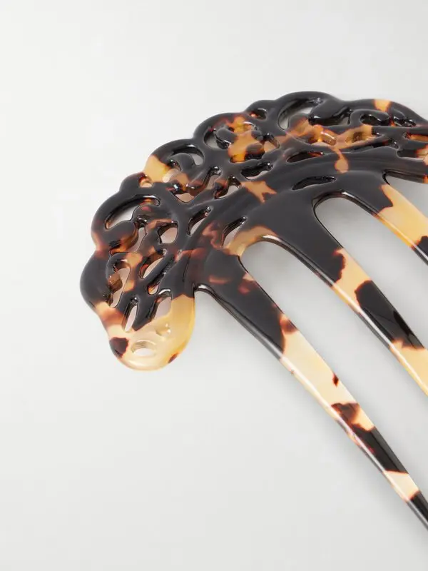 JENNIFER BEHR Marbella Acetate Hairclip - Tortoiseshell