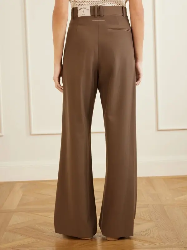 MAISON MARGIELA Pleated Wide-leg Trousers
