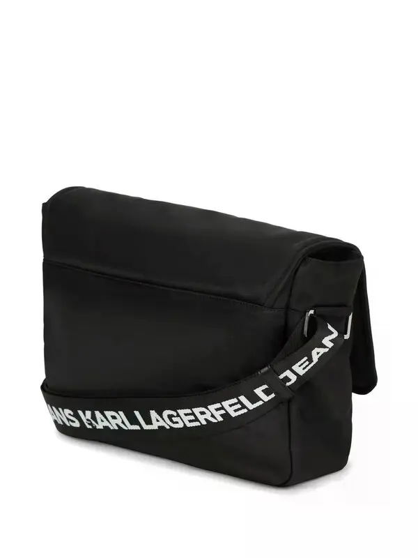 Karl Lagerfeld Essential Logo-print Messenger Bag