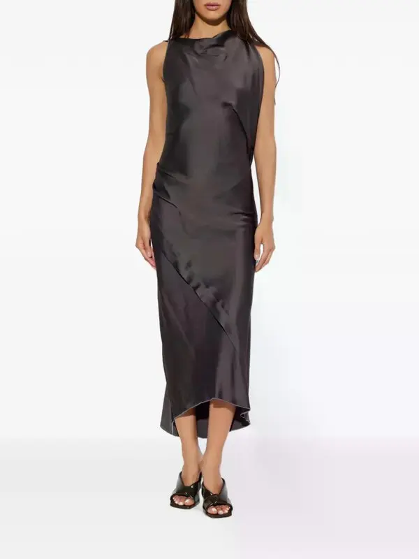 Victoria Beckham Kyra Asymmetric Ruffled Dress