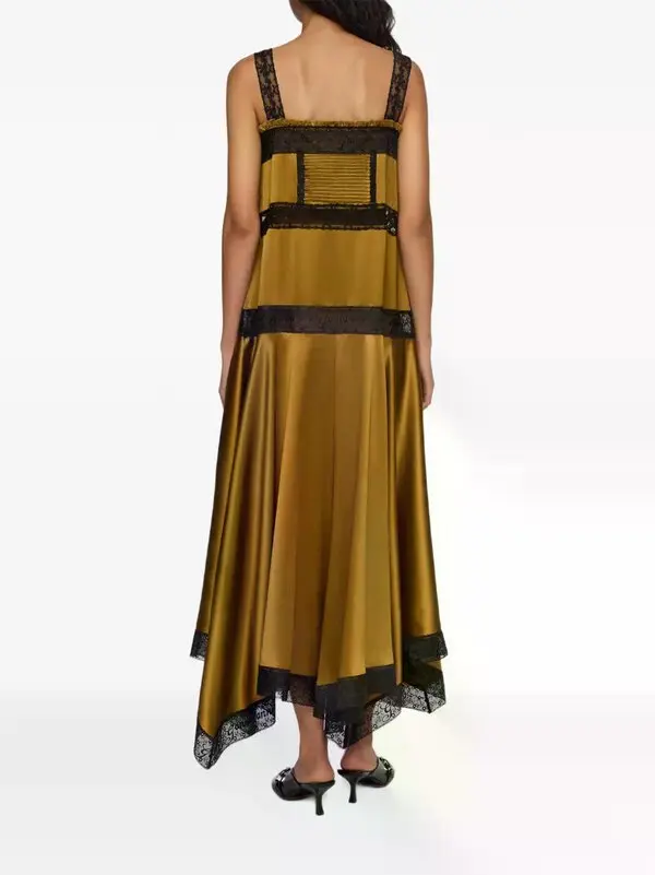 GANNI Lace Detail Maxi Dress