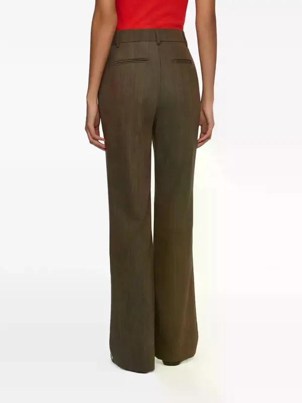 GANNI Mélange Effect Trousers