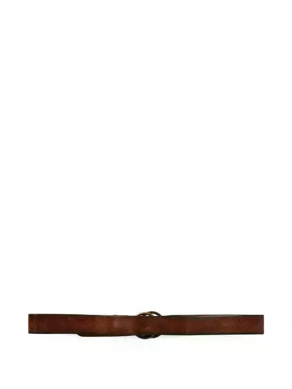 Ralph Lauren Double-ring Leather Belt - Brown