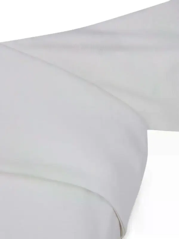 Ralph Lauren Off-shoulder Midi Dress With Side Slit - White