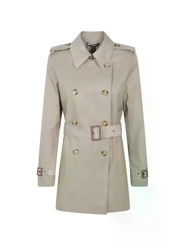 Ralph Lauren Double-breasted Belted Trench Coat - Neutrals