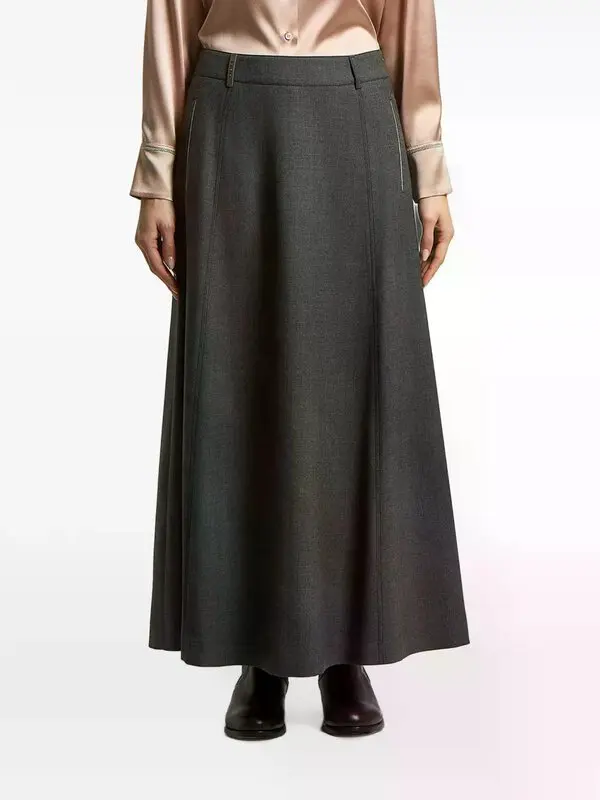 Peserico Belt-loop Maxi Skirt
