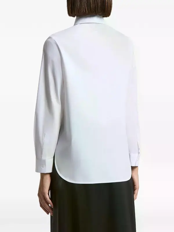 Peserico Long-sleeved Shirt With Embellished Detail