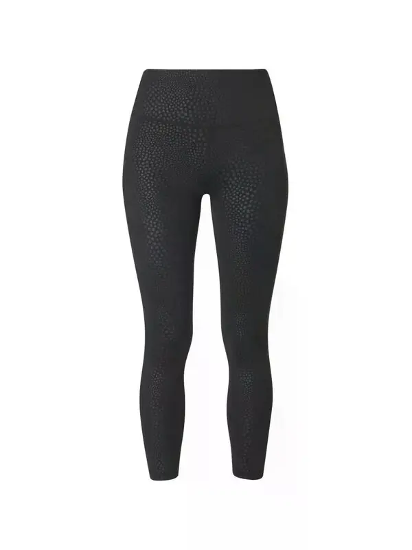 Sweaty Betty Reptile-embossed Leggings - Black