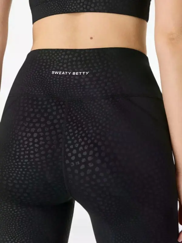 Sweaty Betty Reptile-embossed Leggings