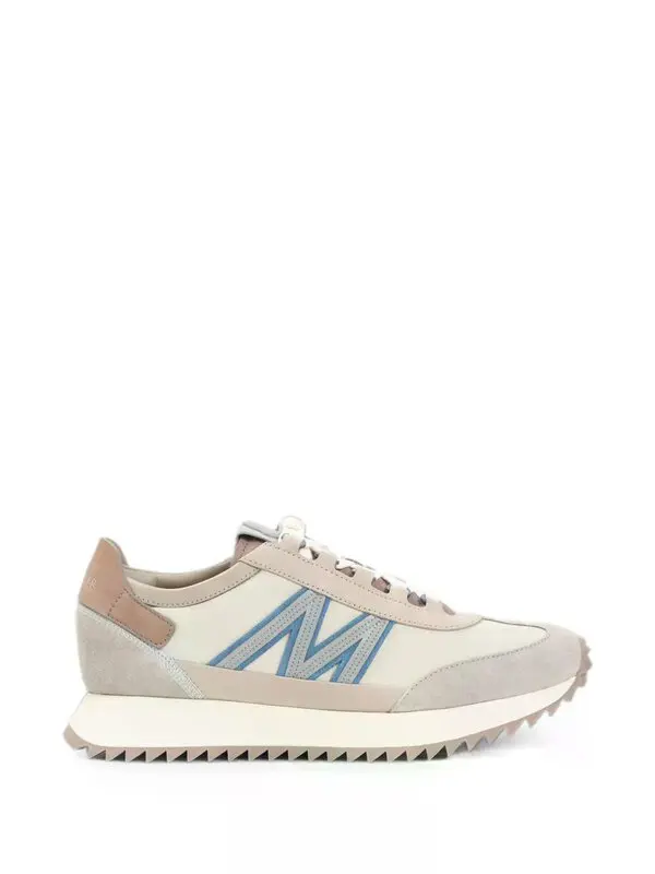 Moncler Pacey2 Suede Panel Sneakers - Neutrals