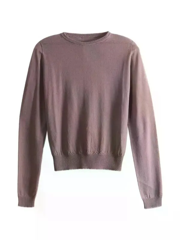 Rick Owens Ribbed-trim Crew-neck Sweater