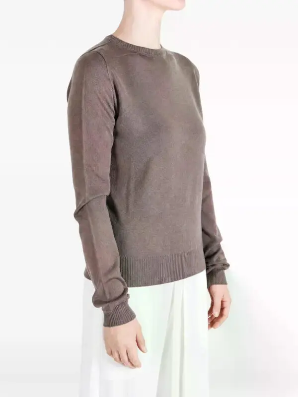 Rick Owens Ribbed-trim Crew-neck Sweater