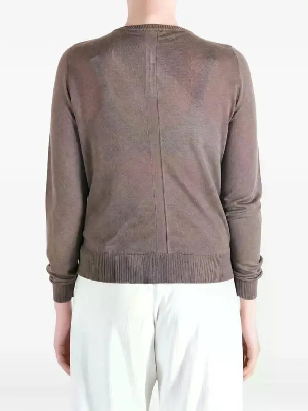 Rick Owens Ribbed-trim Crew-neck Sweater