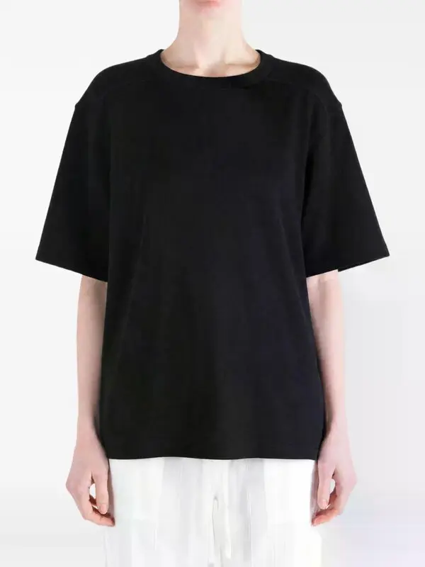 Rick Owens Crewneck Short-sleeve T-shirt - Black
