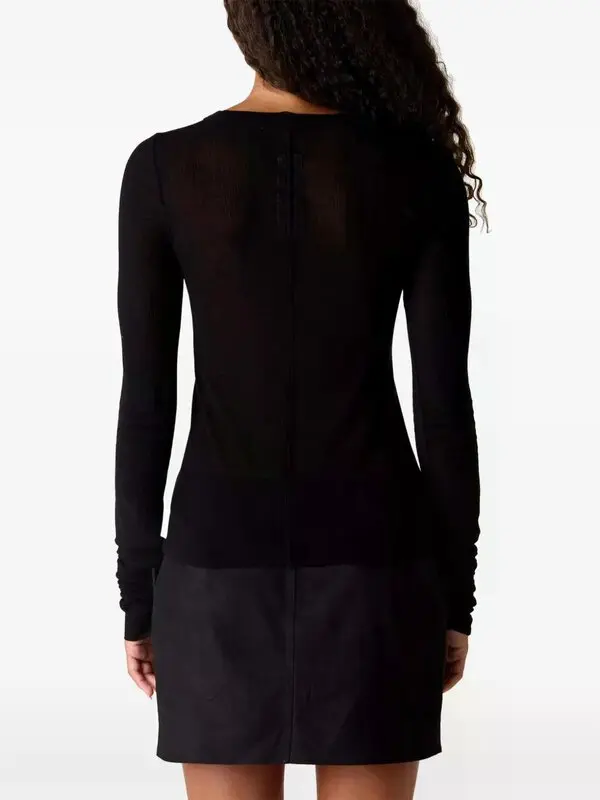 Rick Owens Ribbed Long-sleeve T-shirt