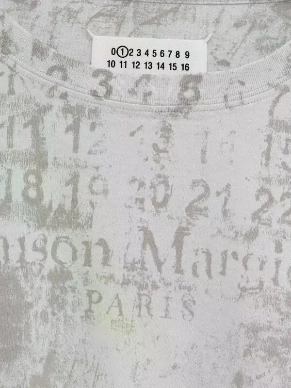 MAISON MARGIELA Logo-print Drop-shoulder T-shirt