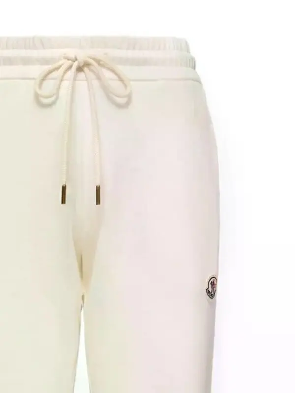 Moncler Drawstring Waist Logo Patch Track Pants