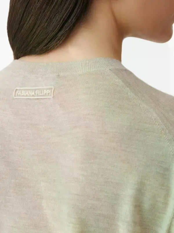 Fabiana Filippi Fine Knit Crew Neck Sweater