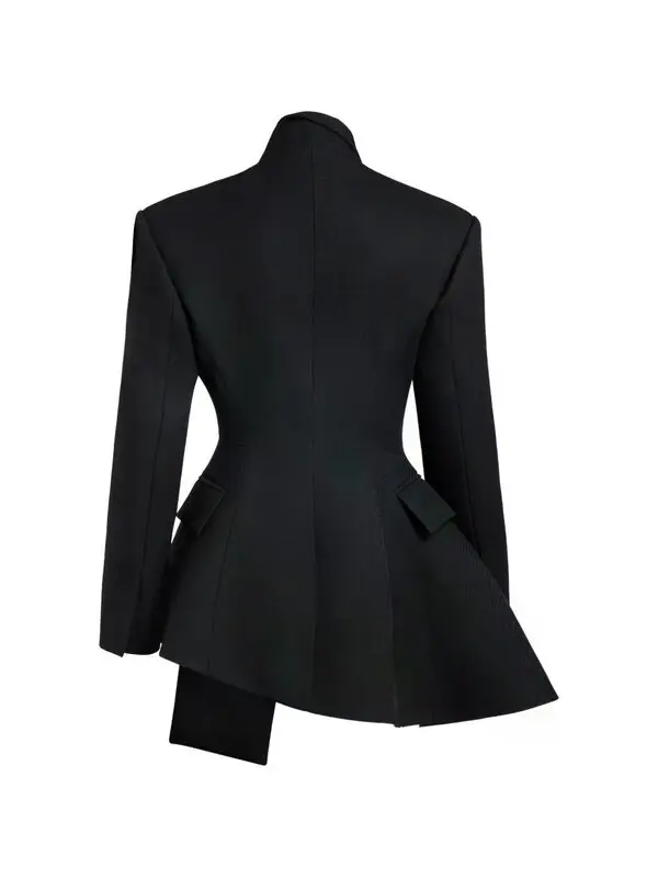 A.W.A.K.E. Mode Asymmetrical Wool Jacket