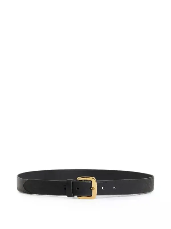 Dsquared2 Logo Detail Leather Belt - Black