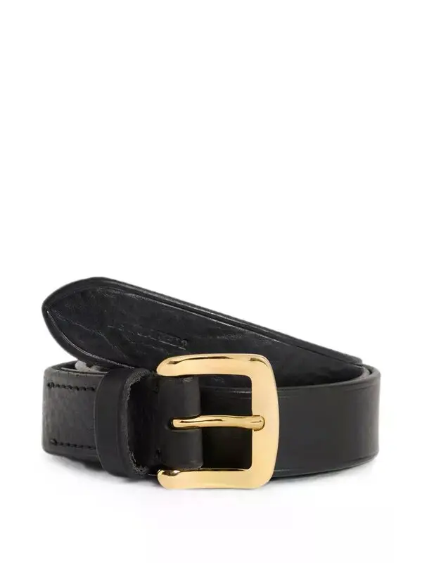 Dsquared2 Logo Detail Leather Belt - Black
